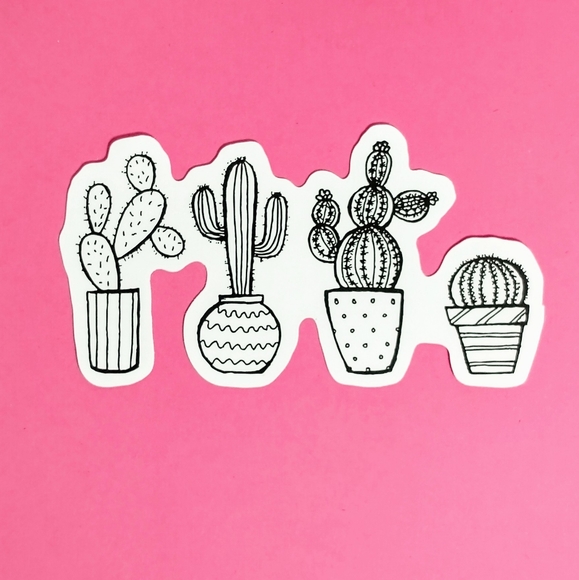 Design | 110 Black And White Cactus Succulent Houseplants Matte Vsco ...